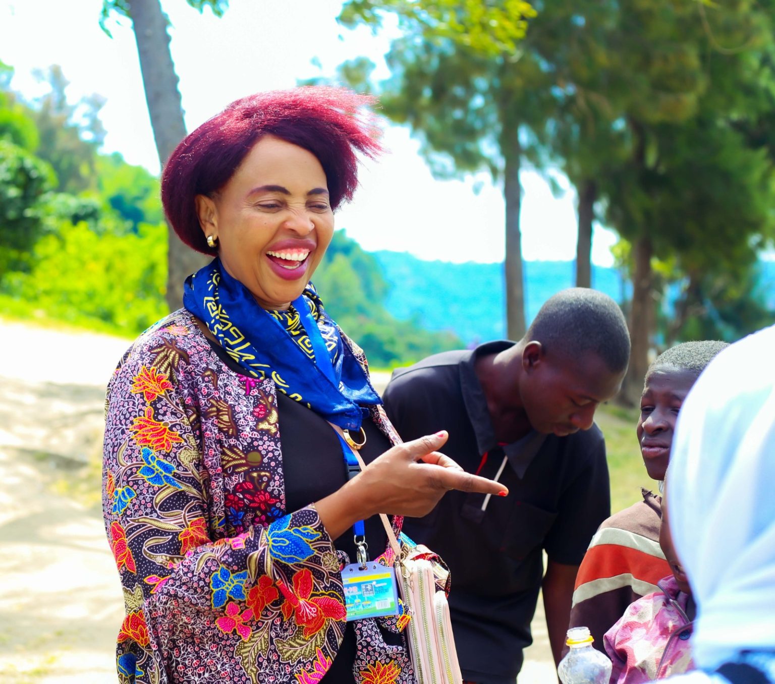 Abanyeshuri n'abakozi ba Kingdom School Musanze bishimiye ubwiza bw ...