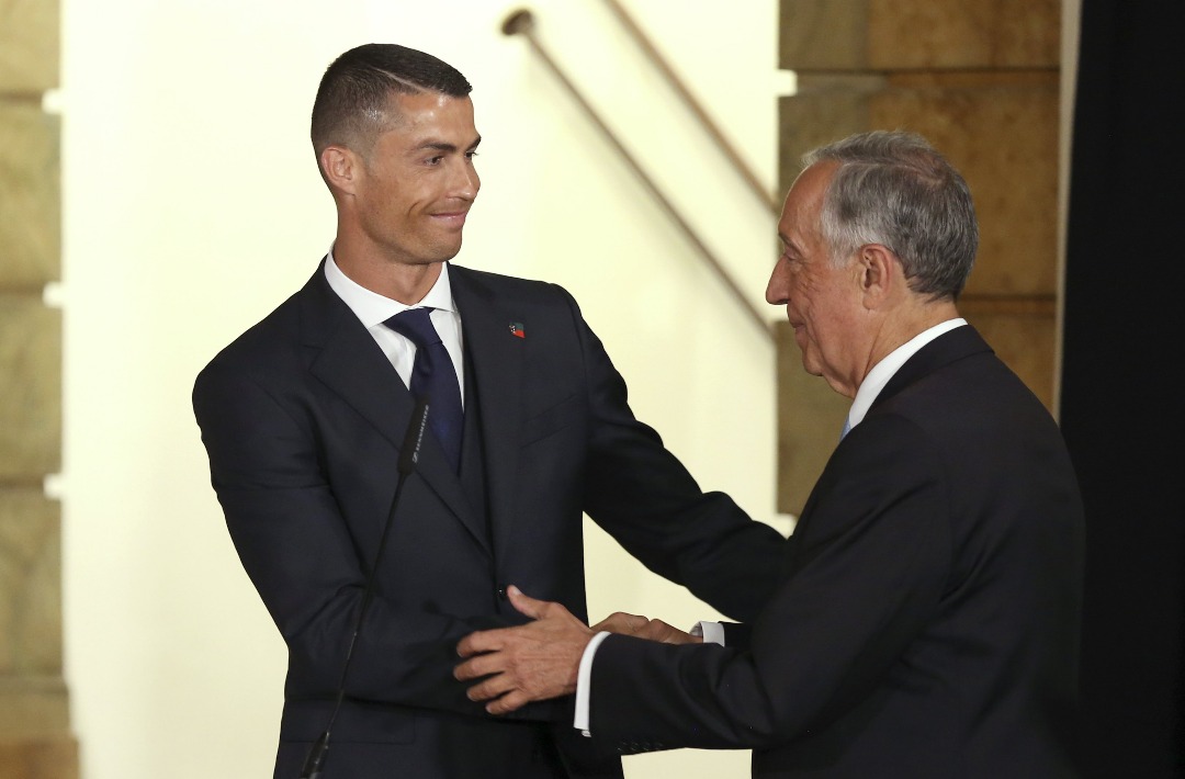Cristiano Ronaldo na Perezida wa Portugal mu bunamiye Diogo Jota - Amizero